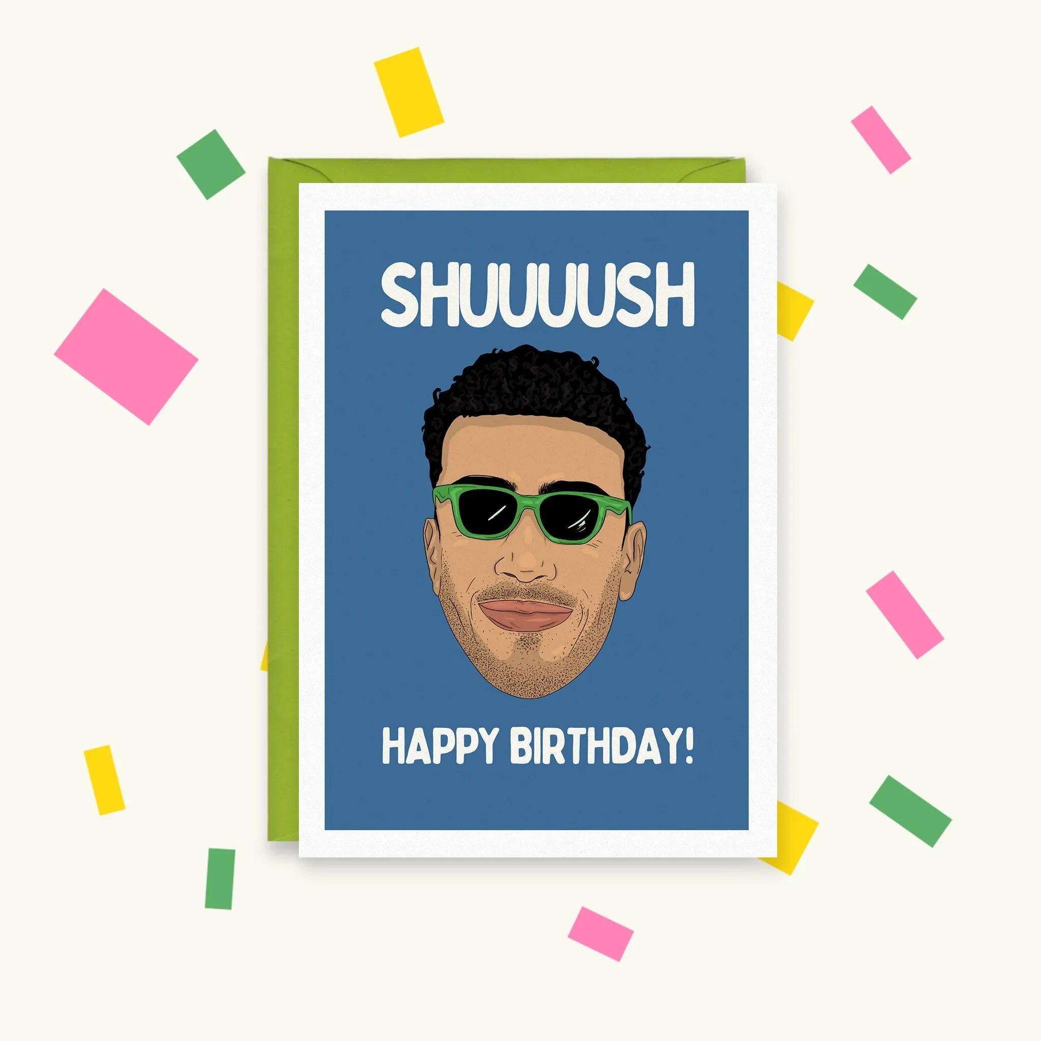 Niko Omilana - SHUSH – Funny Greeting Card | Happy Cacti